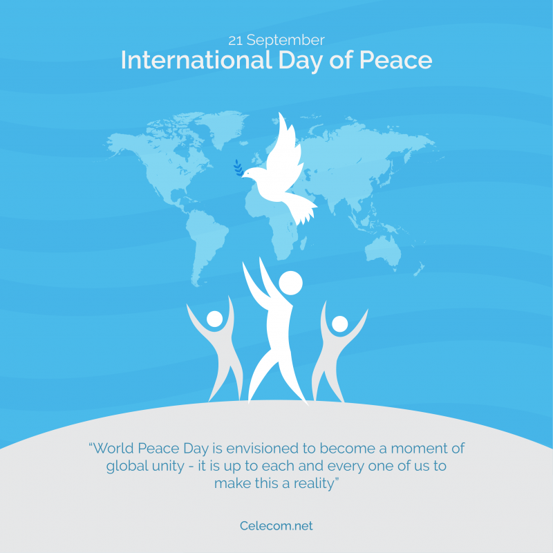 The International Day of Peace 2021 🕊 - Celecom